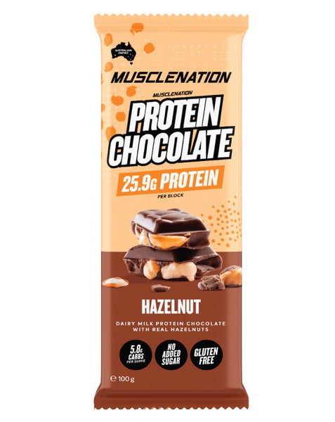 Muscle Nation Protein Filled Chocolate Hazelnut 100g Fresh Food Enterprises