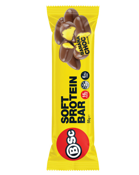 Body Science Soft Protein Bar Banana Choc 55g – Fresh Food Enterprises