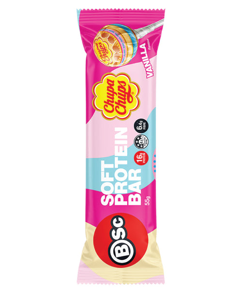 BSc Soft Protein Bar Chupa Chup Vanilla 55g – Fresh Food Enterprises