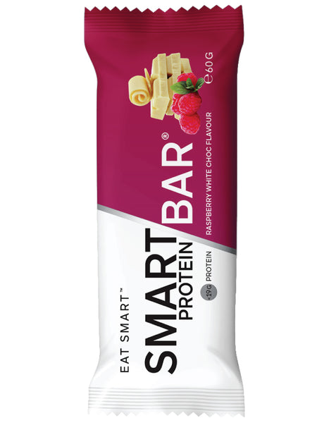 Smart Protein Bar Raspberry White Choc 60g – Fresh Food Enterprises